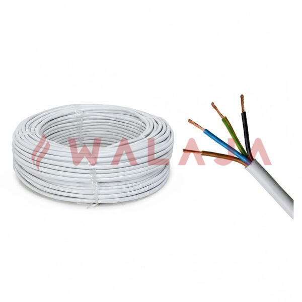 RR Flexible Cable – 4C x 4mm (White), 70 deg ,100y - WALAJA