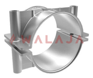 Two bolt Aluminum cleat (64-70mm) 370BA12 For 4Cx300mm Cable - WALAJA